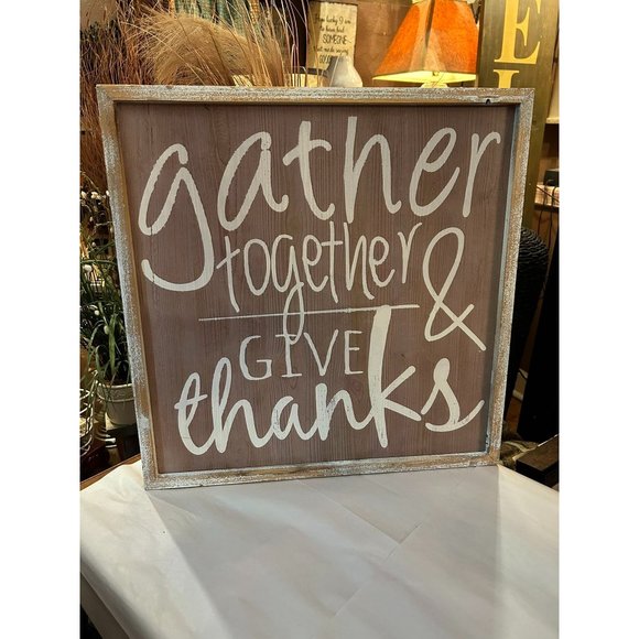 Accents | Lightweight Distressed Wood Wall Art With Saying | Poshmark